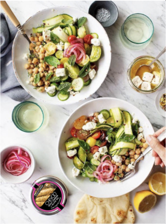 Easy Chickpea Mezza Bowls Recipe – Belle Cheese Board.com