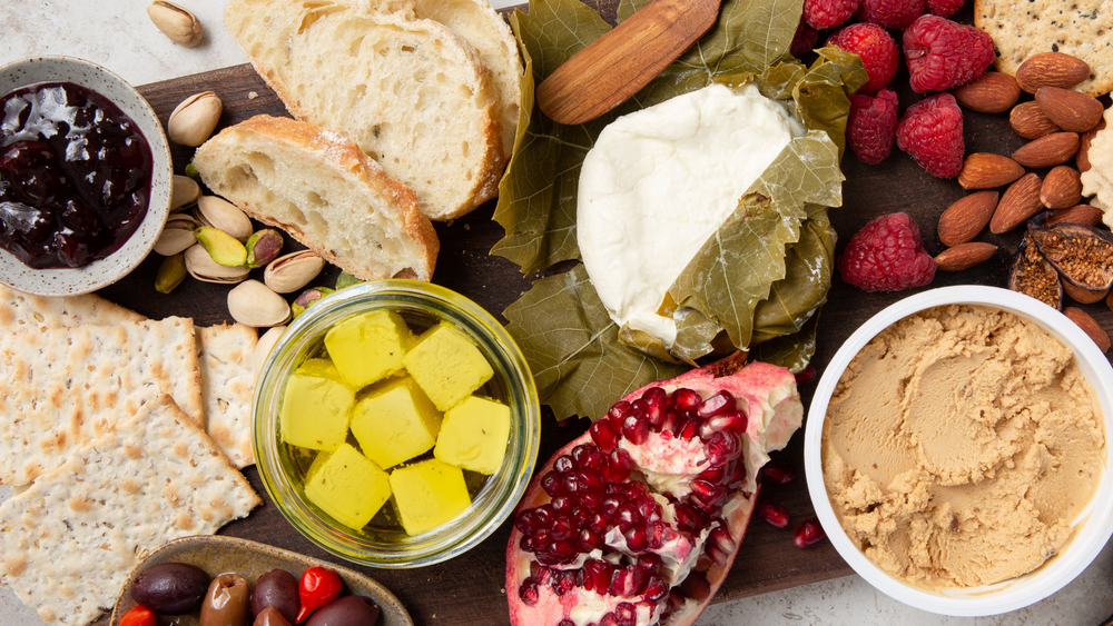 Marinated and Spreadable Goat Chevre Cheese