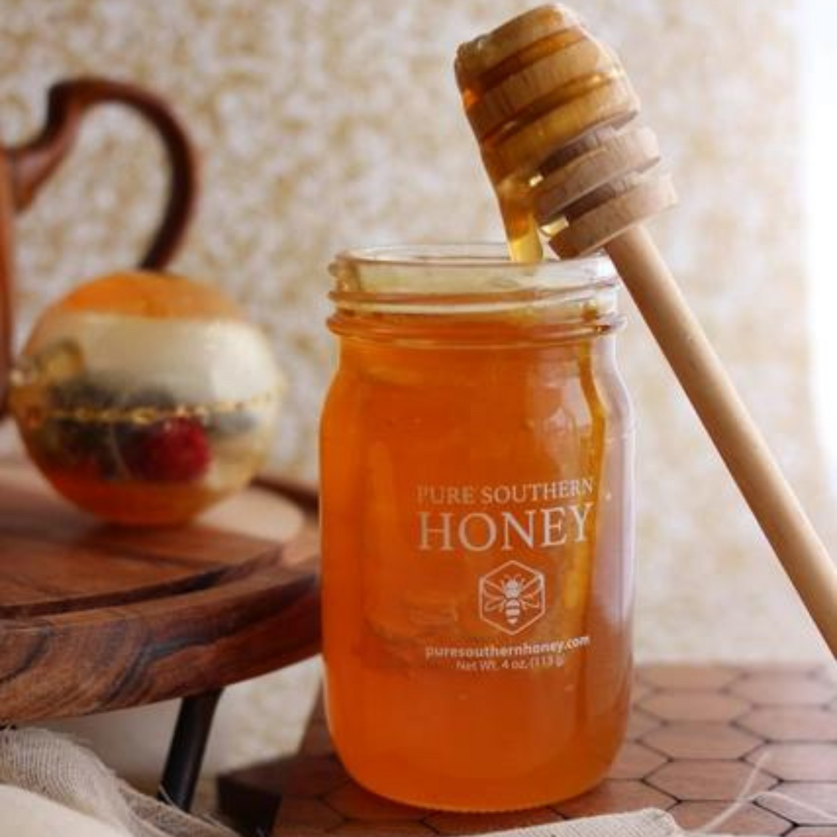 Pure Southern Honey - Mini Honey with Comb – Belle Cheese Board.com
